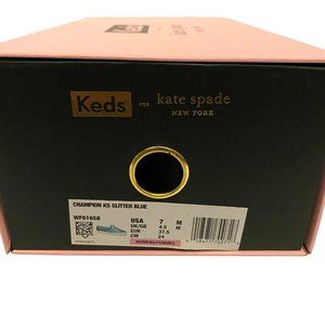 Keds | Shoes | Keds X Kate Spade Champion Glitter Blue Sparkle Fashion ...